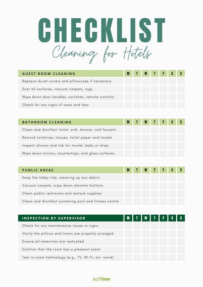 The Ultimate Housekeeping Checklist for Hotels in 2024
