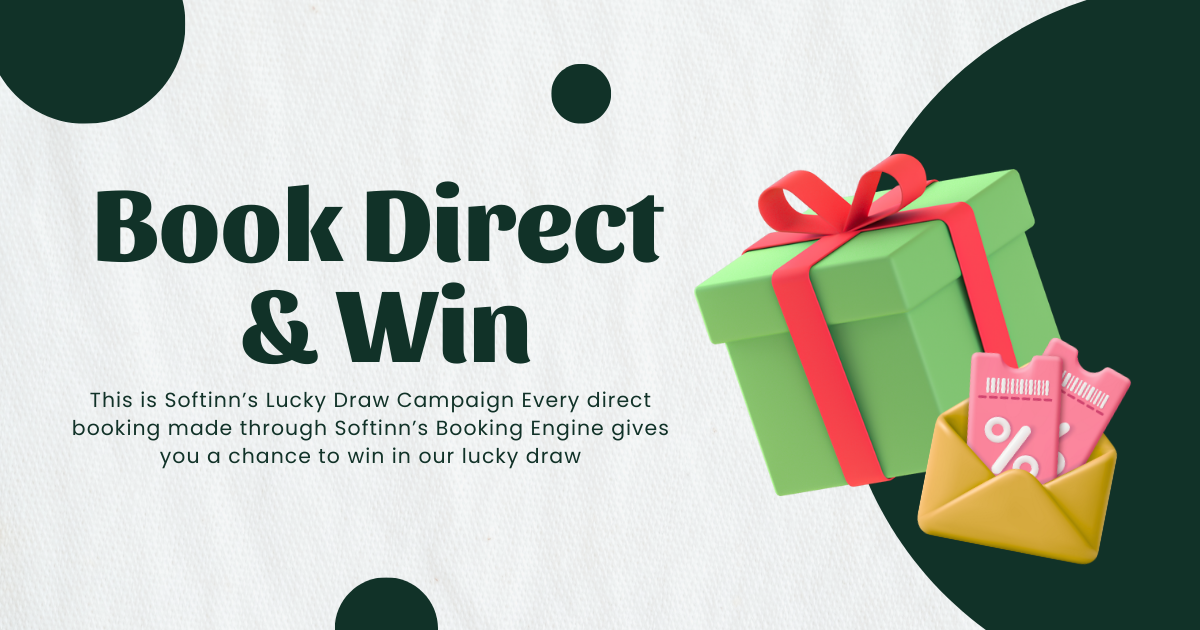 Book Direct & Win Lucky Draw
