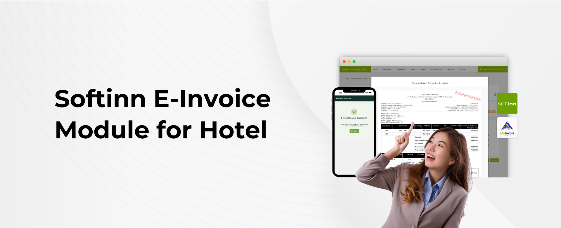 Softinn E-Invoice Module for Hotel